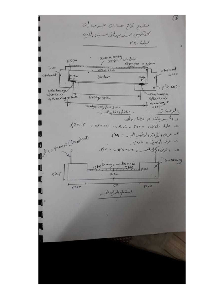 30m Prestressed Girder Bridge Analysis and Design | PDF