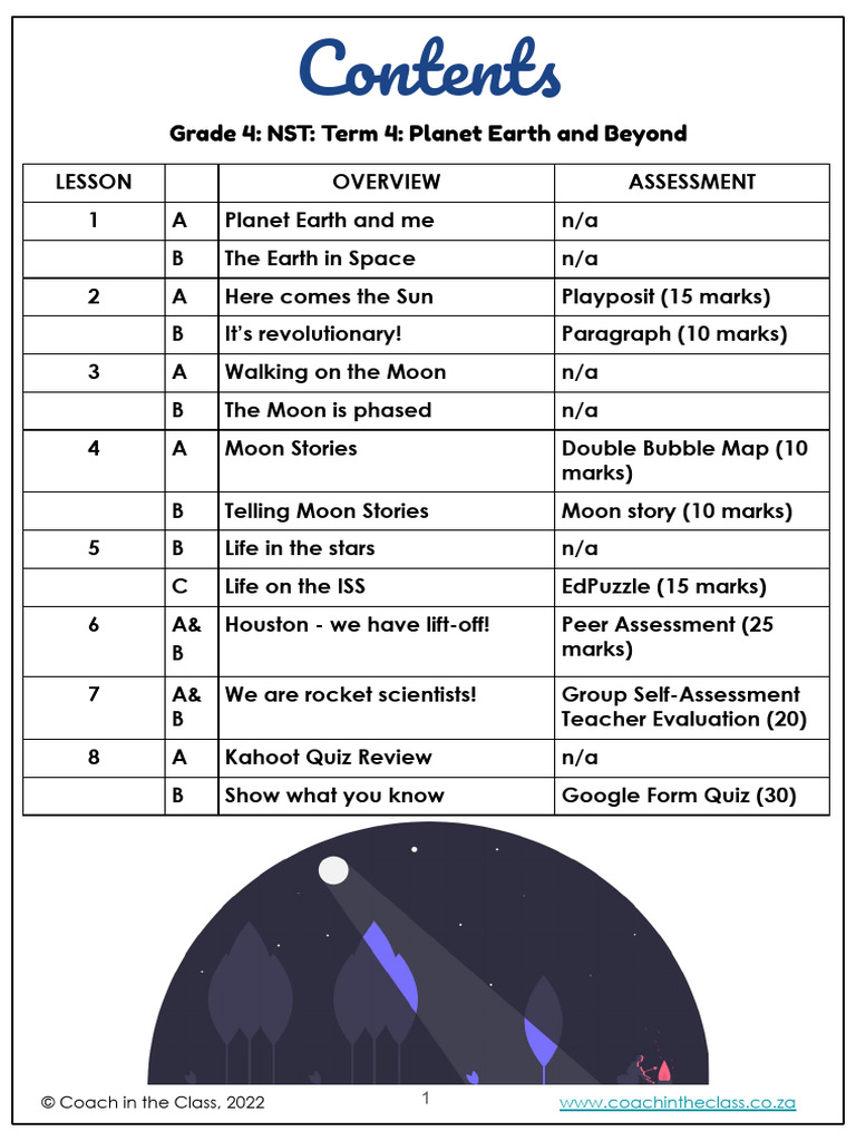 Content Overview Planet Earth and Beyond | PDF