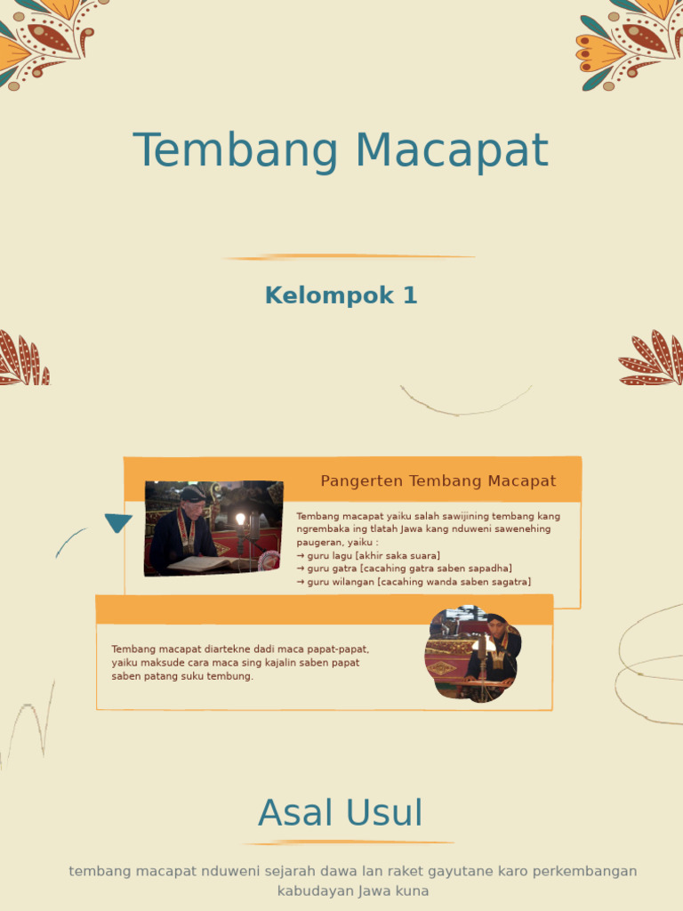 Tembang Macapat | PDF