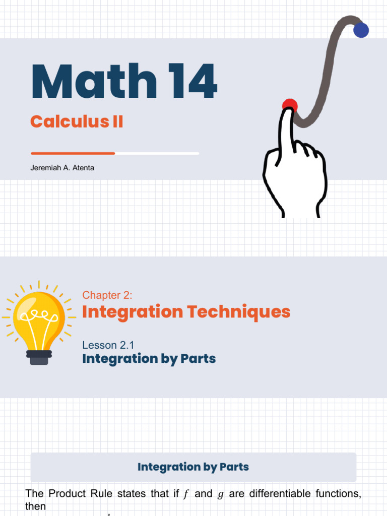 Math 14 Integration by Parts and Trigonometric Integrals | PDF | Trigonometric Functions ...