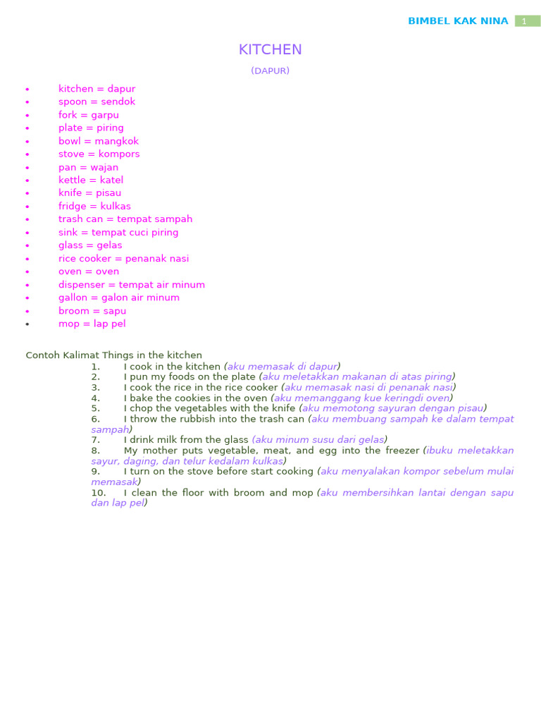 Kitchen | PDF | Kitchen Stove | Kitchen
