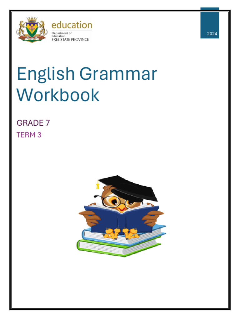 Grade 7 Language Handout Term 3 | PDF | Part Of Speech | Adjective