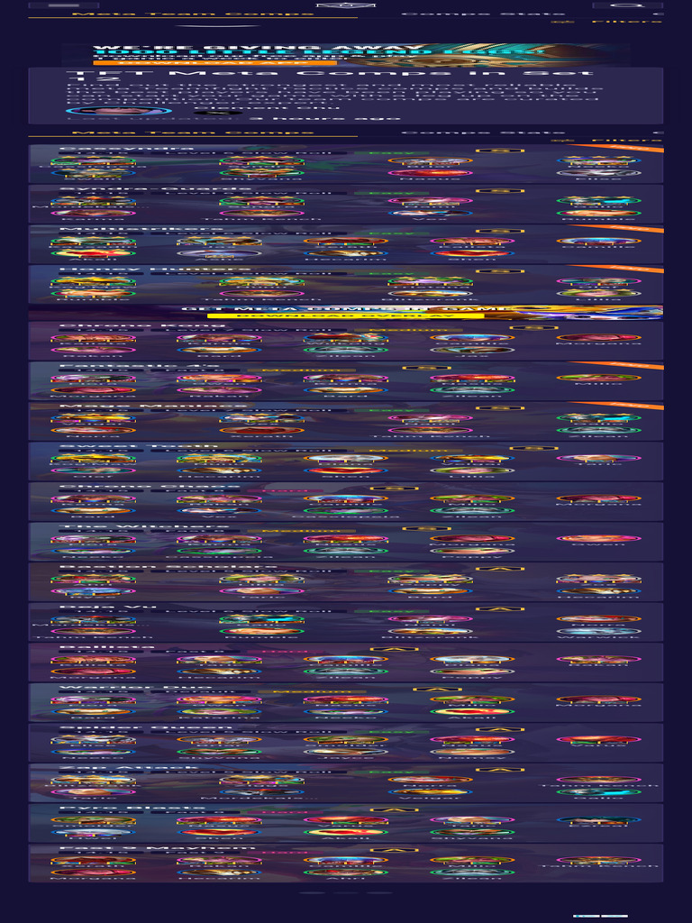 TFT Meta Team Comps - The Best Comps & Builds in Set 12 | PDF
