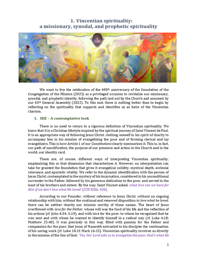 Vincentian Spirituality Explained | PDF | Spirituality | Jesus
