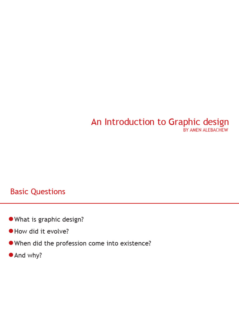 Intro To Graphics Design 1 - ACL | PDF | Graphic Design | Design
