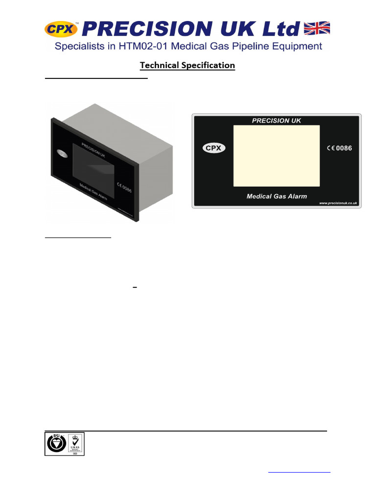 Touchscreen Area Alarm Panel Specs | PDF | Electrical Engineering ...