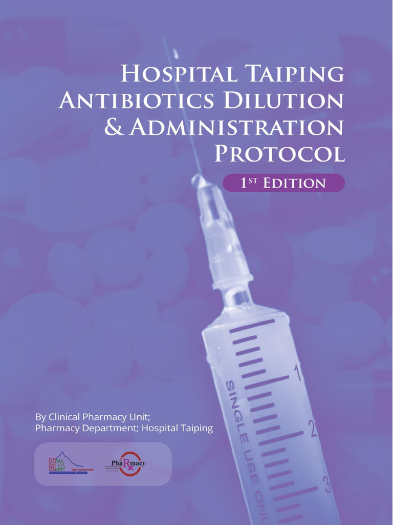 Taiping Hospital Antibiotics Protocol | PDF | Intravenous Therapy ...