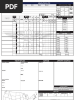 VFR Navigation Log Template | PDF | Airport | Visual Flight Rules
