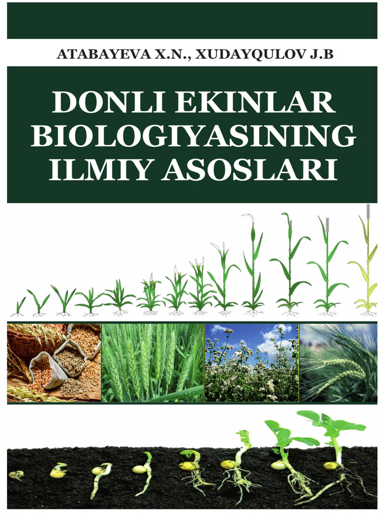 Donli Ekinlar Biologiyasining Ilmiy Asoslari: Ataba Eva X.N ...