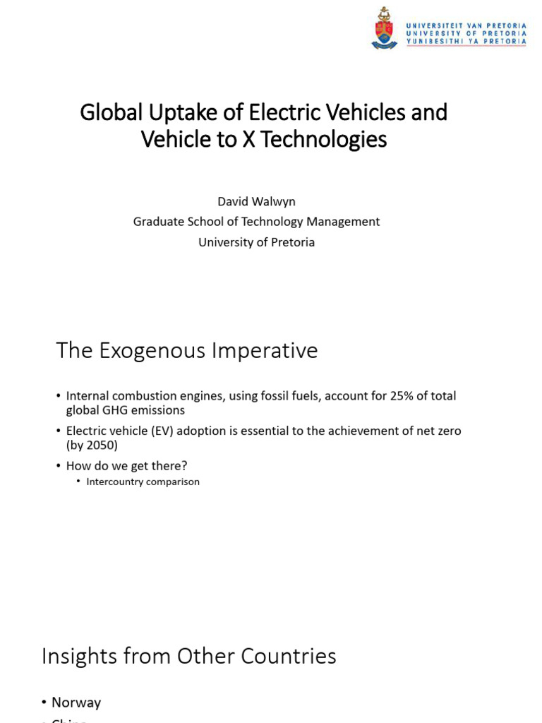 Global Electric Vehicle Adoption Insights | PDF | Electrical ...