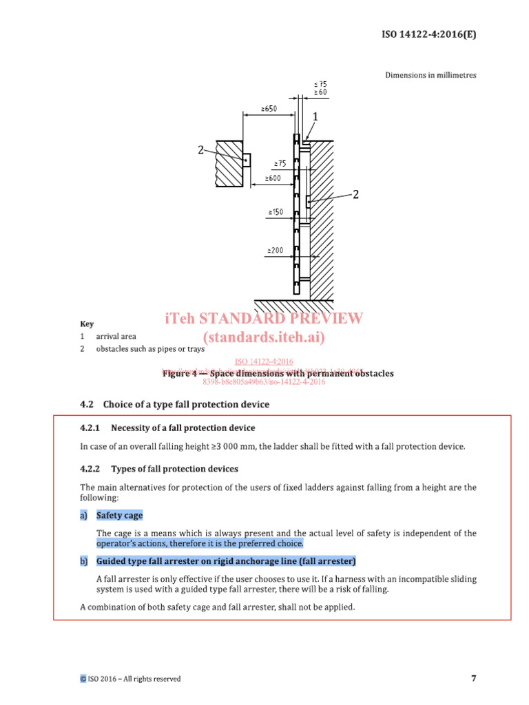 Iso 14122 4 2016 | PDF