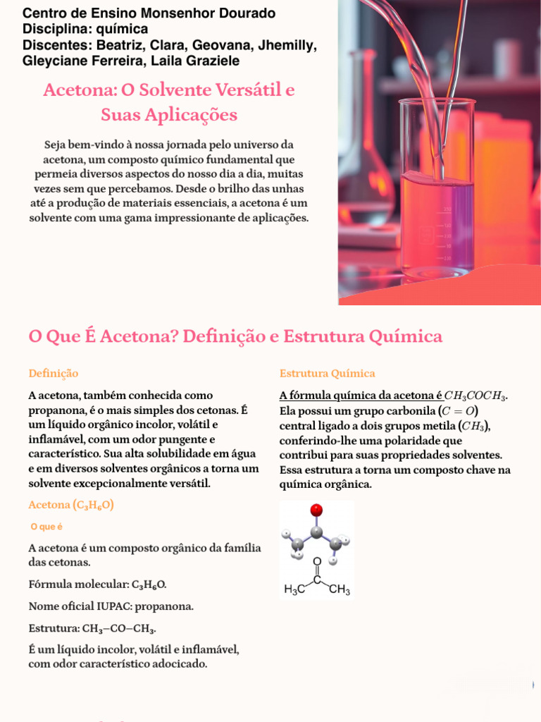 Acetona-O-Solvente-Versatil-e-Suas-Aplicacoes (2) 2 | PDF | Solvente ...