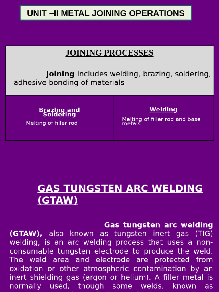 Overview of Metal Joining Processes | PDF | Welding | Construction