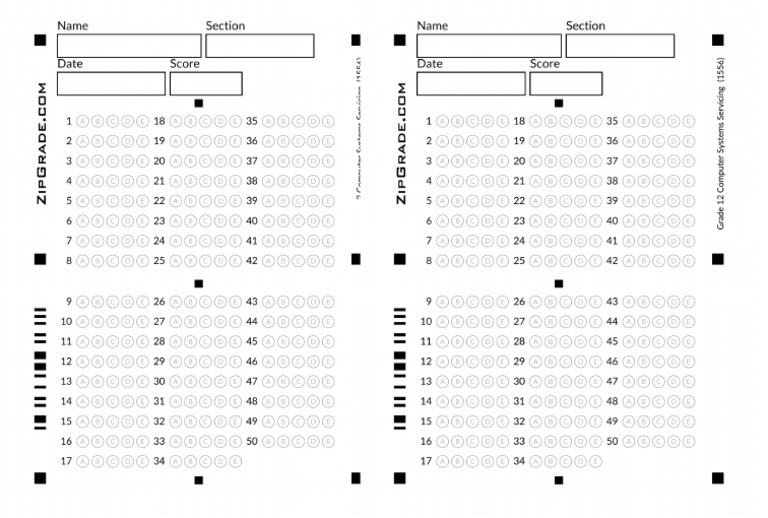 CSS Zipgrade | PDF
