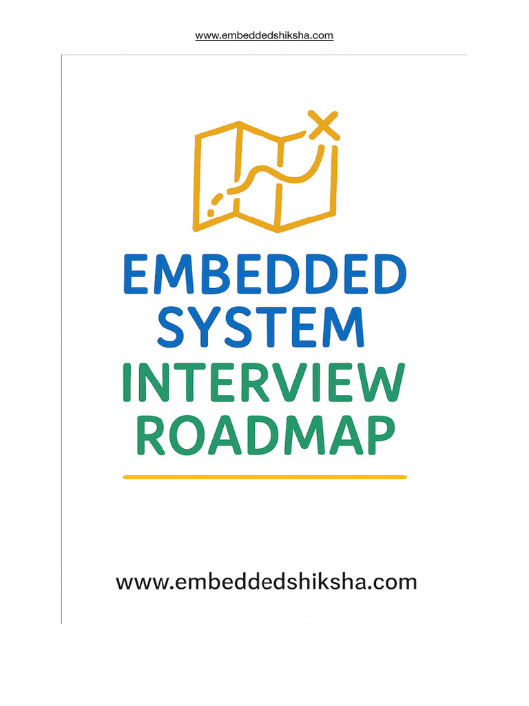 Interview Prep Roadmap 250920 124309 | PDF | Embedded System | Pointer (Computer Programming)