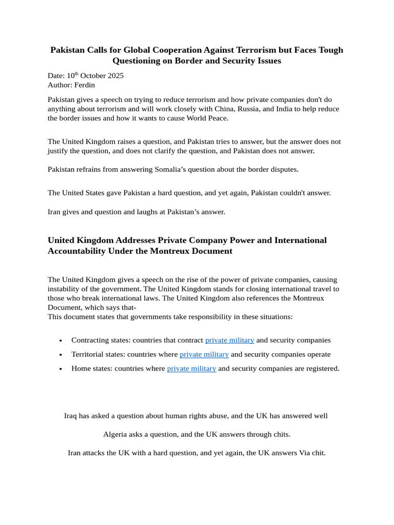 Mun Ip | PDF | Pakistan | Government