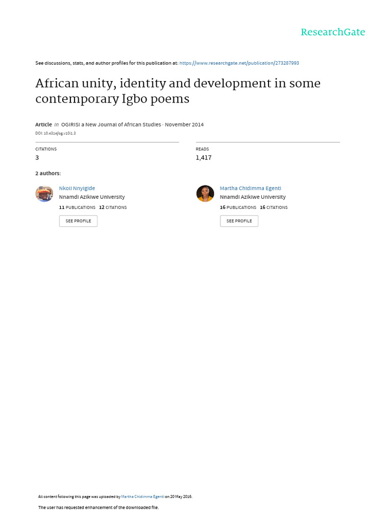African Unity Identity and Development in Some Con | PDF | Marxism ...