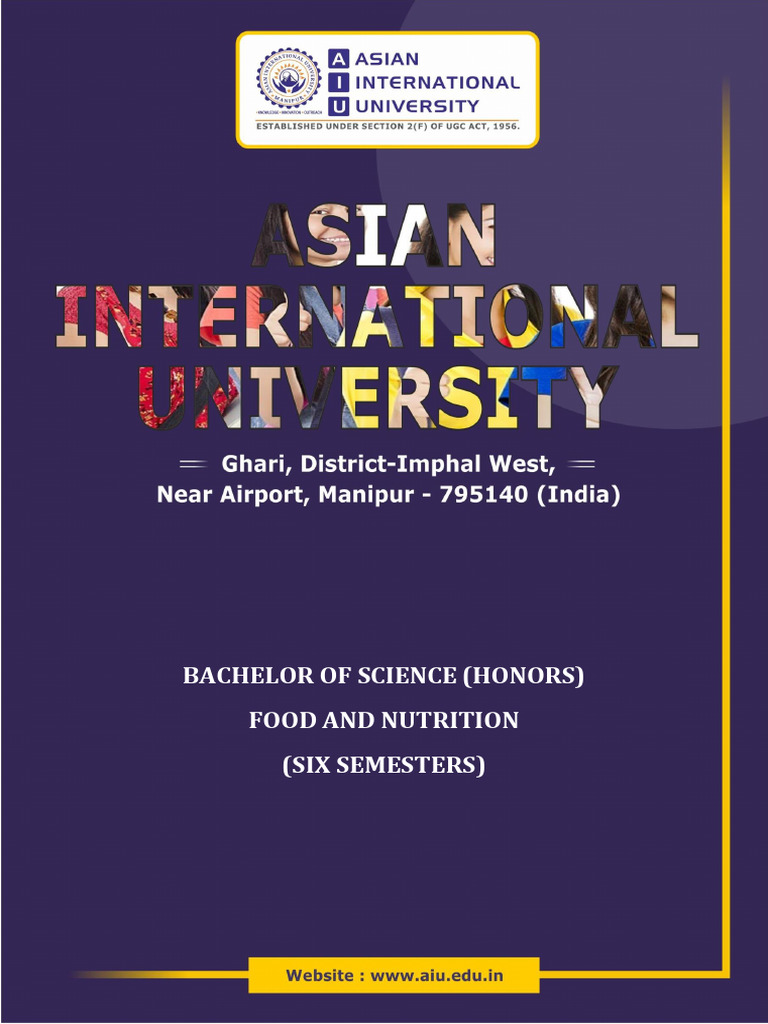 Bsc-Food & Nutrition-Syllabus | PDF | Science