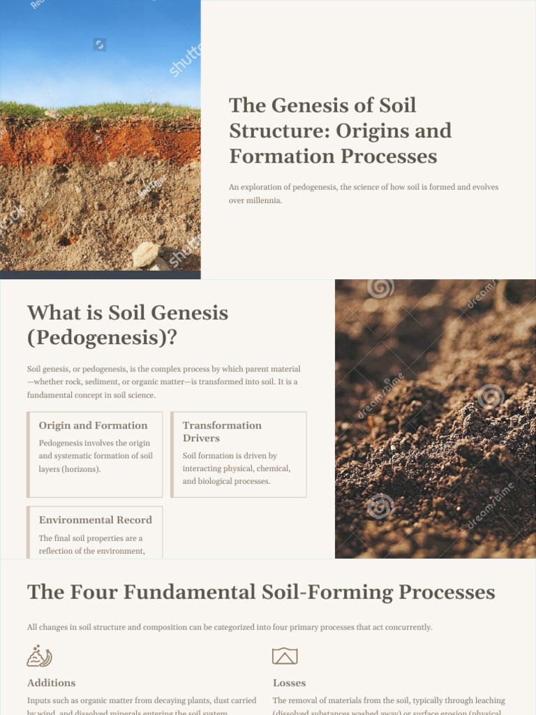 The Genesis of Soil Structure Origins and Formation Processes Cropped ...