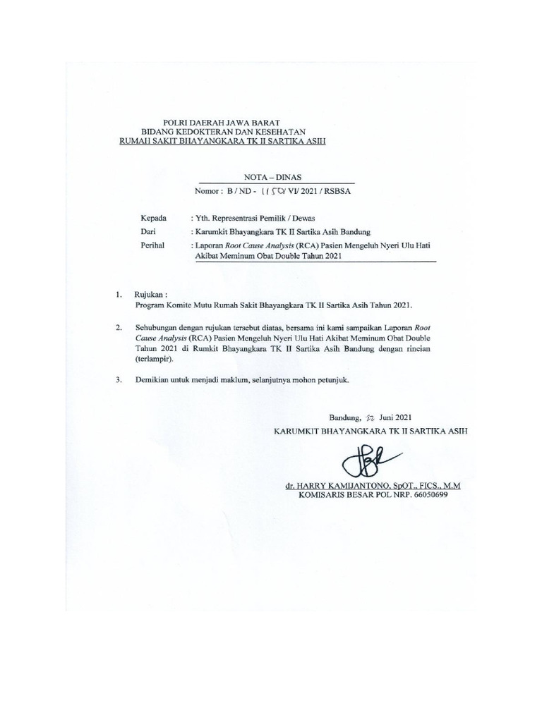 PMKP 8.3-Rca - Rumah - Sakit - Bhayangkara - TK - Ii - Sartika - Asih ...