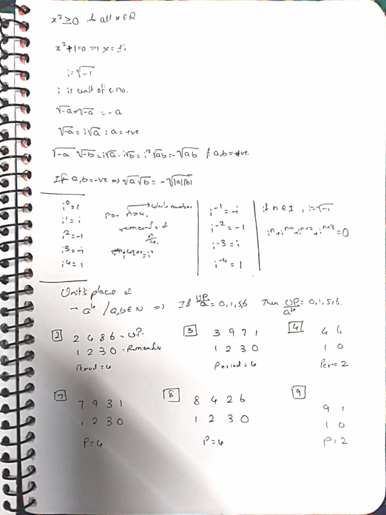 Notes Algebra 2 | PDF