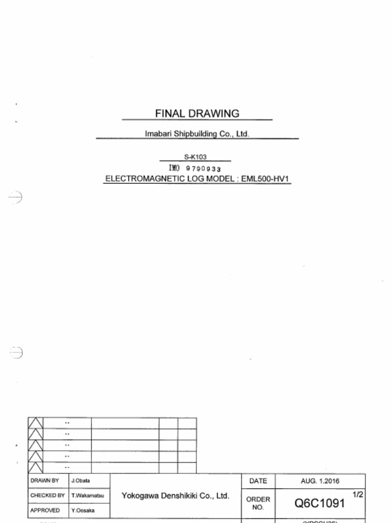 Itb-E-44 Electromagnetic Log Model Eml500-Hv1 | PDF