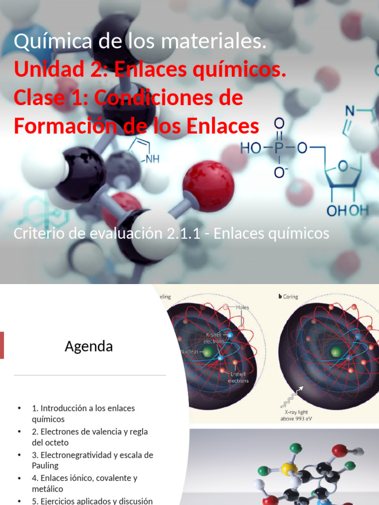 Enlaces Químicos: Tipos y Propiedades | PDF | Enlace químico | Enlace ...