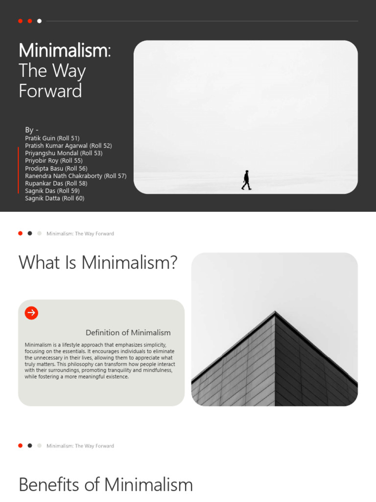 Minimalism Final | PDF | Minimalism | Sustainability