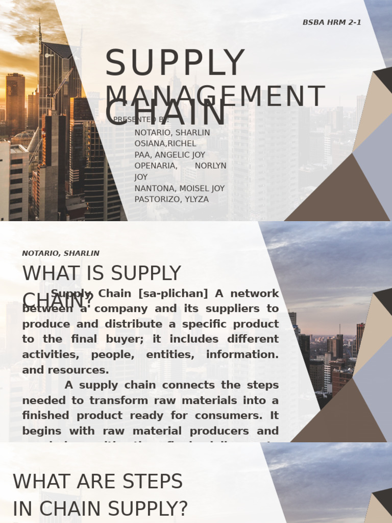 Understanding Supply Chain Management | PDF | Supply Chain | Supply ...