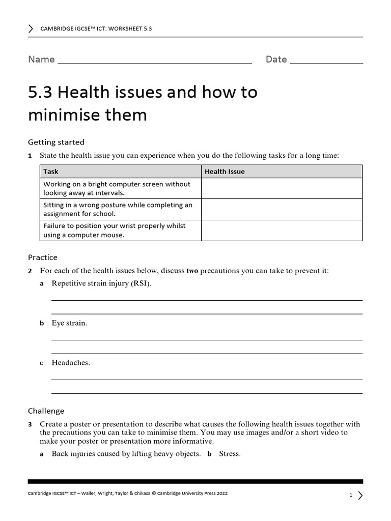Igcse Ict 3ed TR Ws 5 3 | PDF