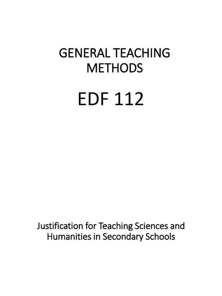 General Teaching Method Slides | PDF | Atoms | Communication