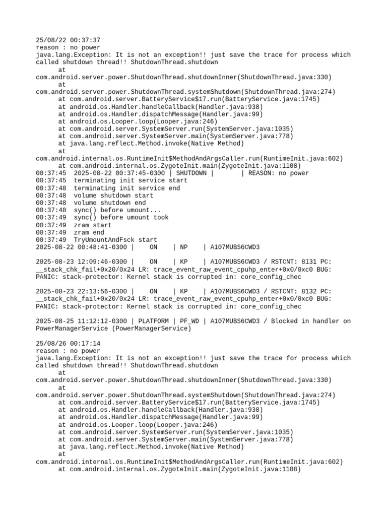 Power Off Reset Reason Backup | PDF | Software Engineering | Concurrent ...