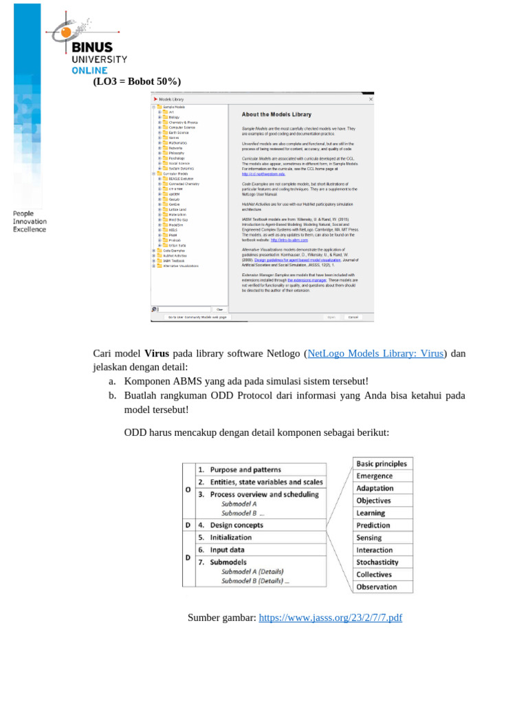 Analisis Model Virus di NetLogo | PDF