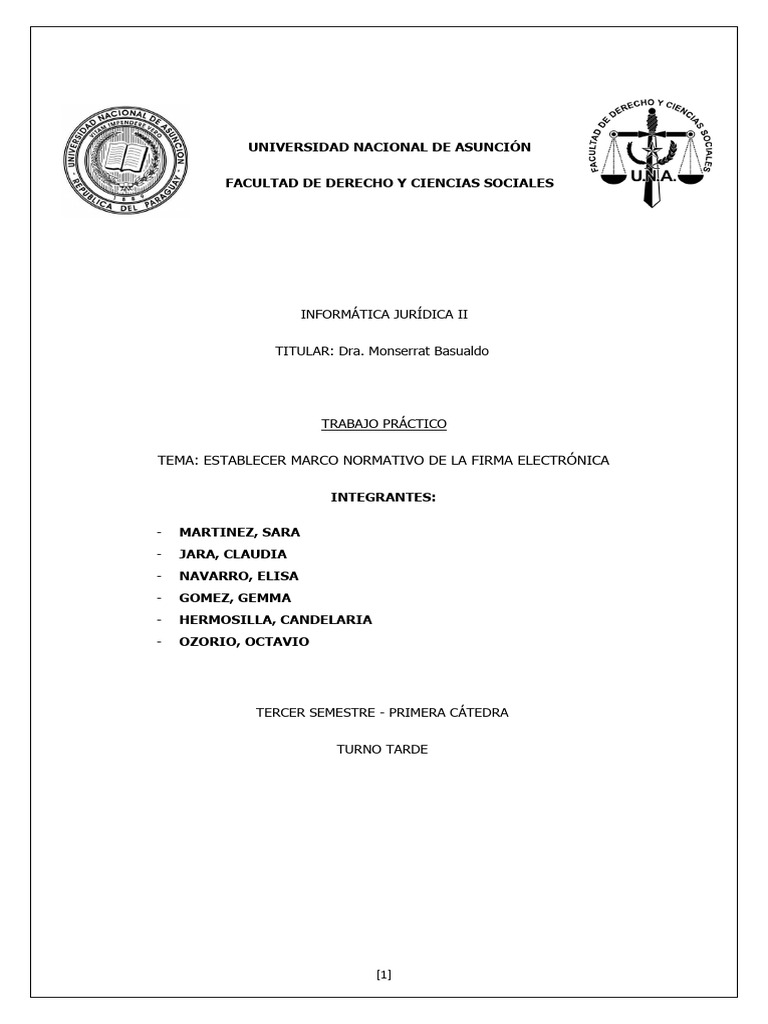 Informatica Juridica TP 2 | PDF