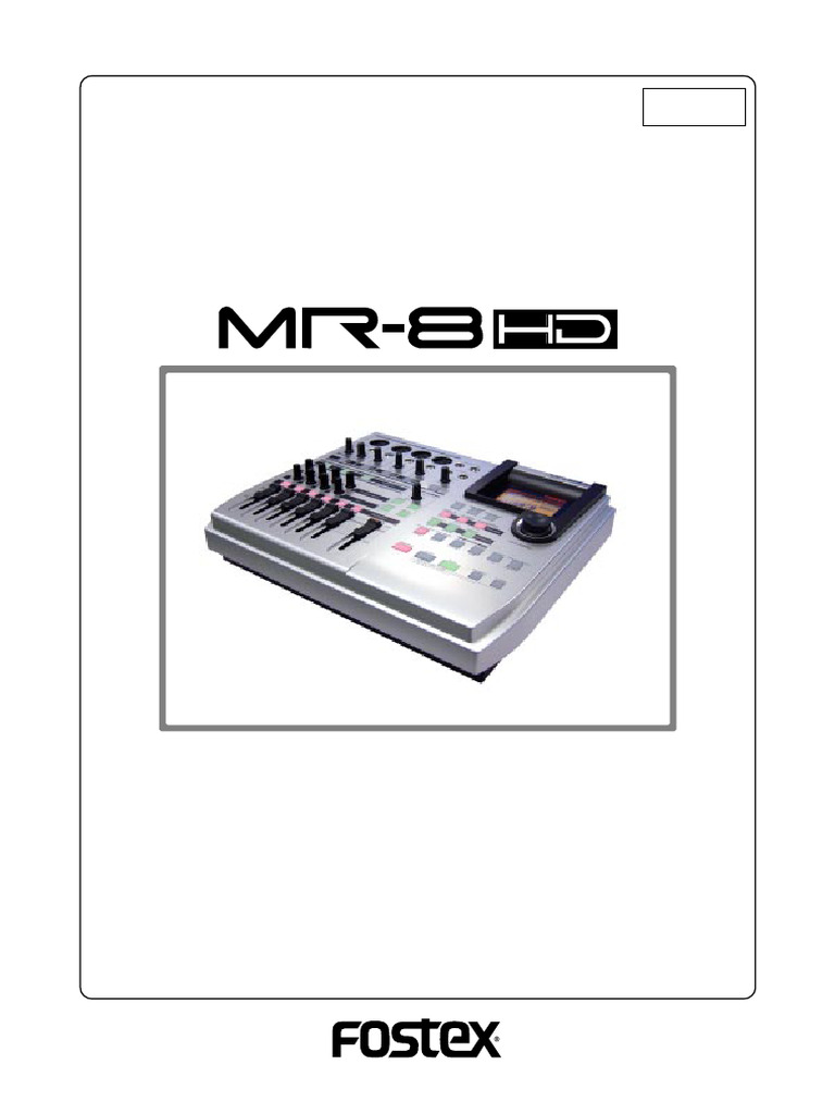 MR-8HD Multitracker Safety Manual | PDF | Computer File | Sound Technology