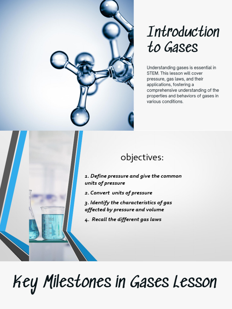 Understanding Gas Properties and Laws | PDF | Gases | Pressure
