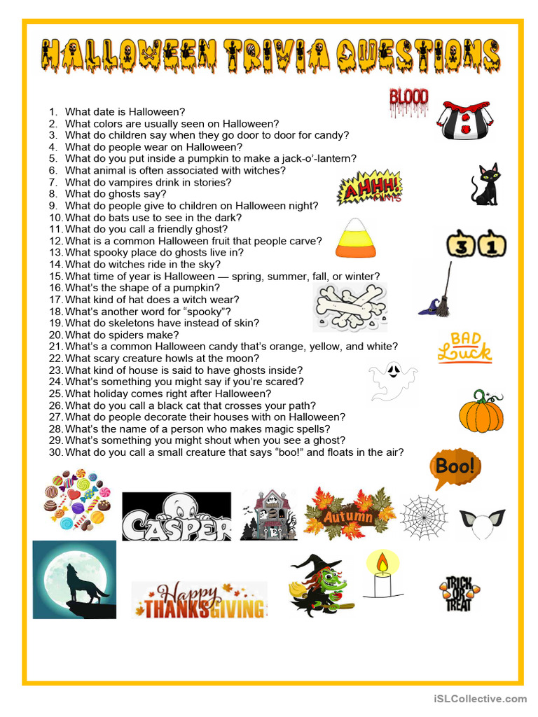 Halloween Trivia Questions 1 | PDF