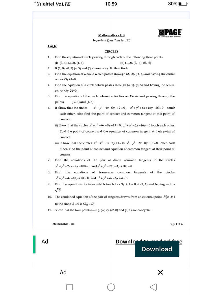 Maths 2b Pdf