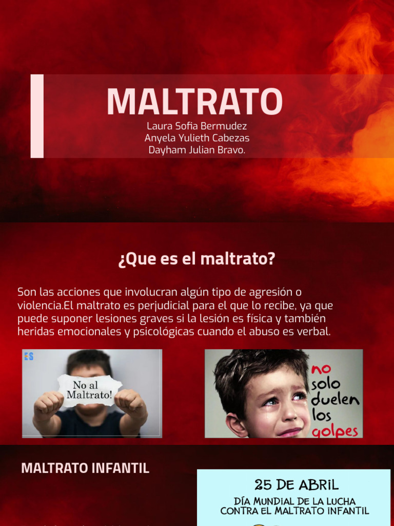 MALTRATO | PDF | Abuso infantil | La violencia contra las mujeres