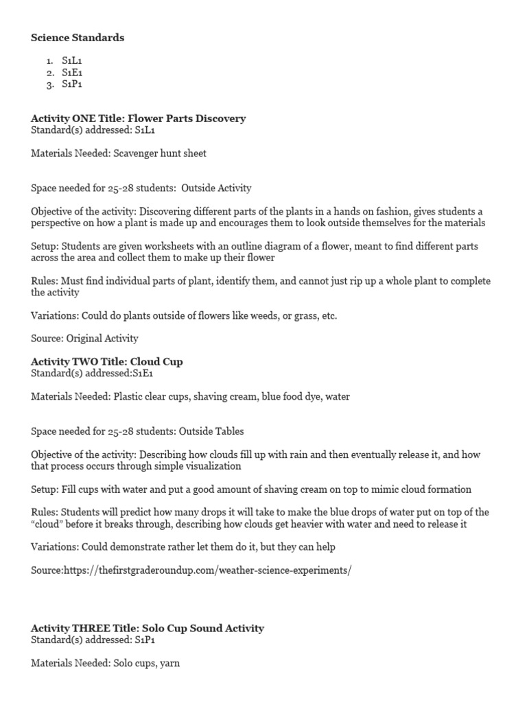 1st Grade - ASC Ed Field Trip Assignment - Madison Wood | PDF