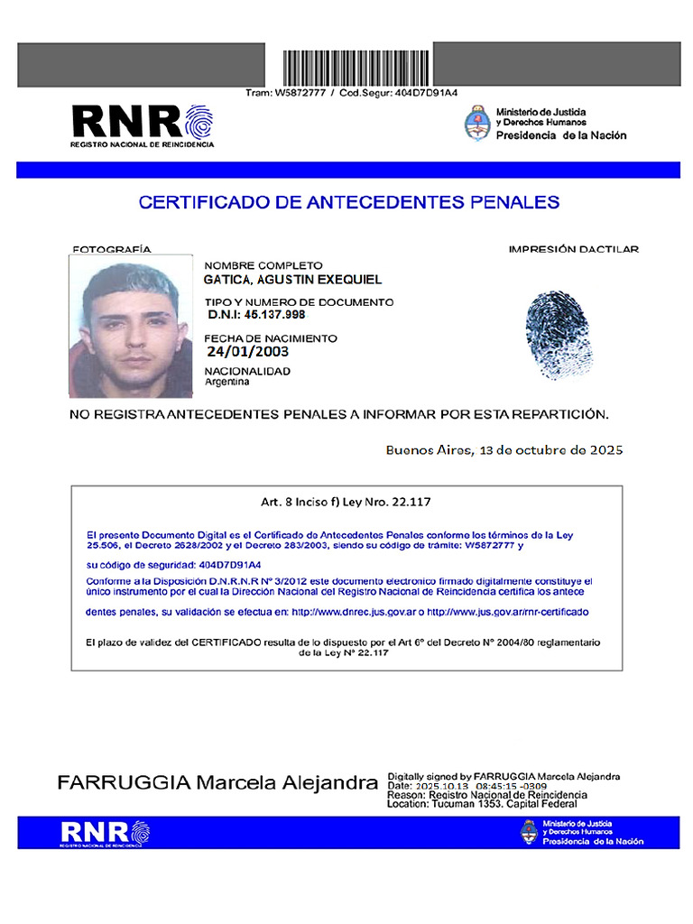 RNR Gatica | PDF