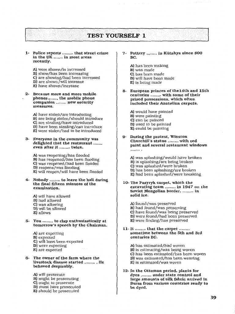 Passive Voice_Kübra Hanım | PDF | Carpet