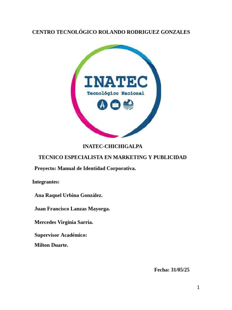 Trabajo de Inatec | PDF | Marca | Gestión de la marca