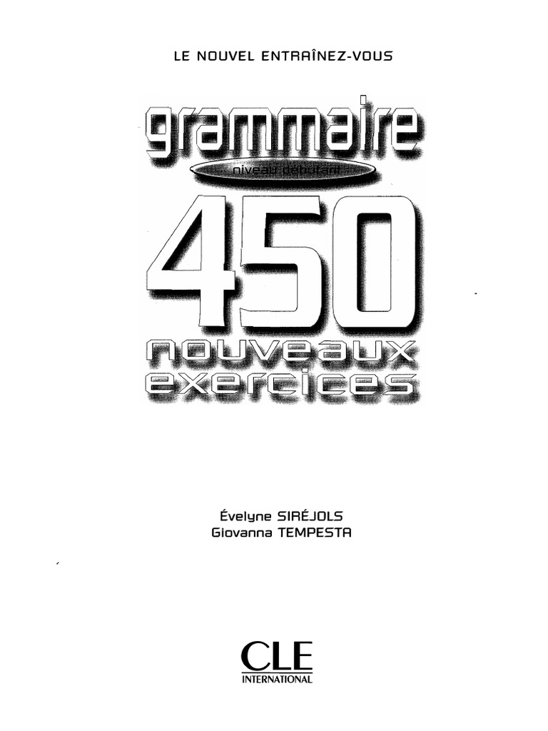 Entraînez-vous avec CLE International | PDF