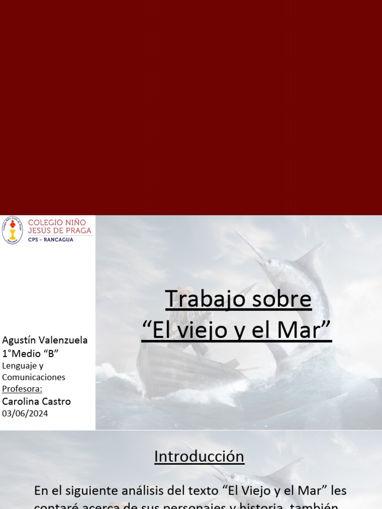 Análisis de "El Viejo y el Mar" | PDF | Ernest Hemingway