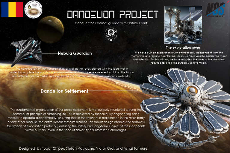 Poster Dandelion Project NASA Final | PDF