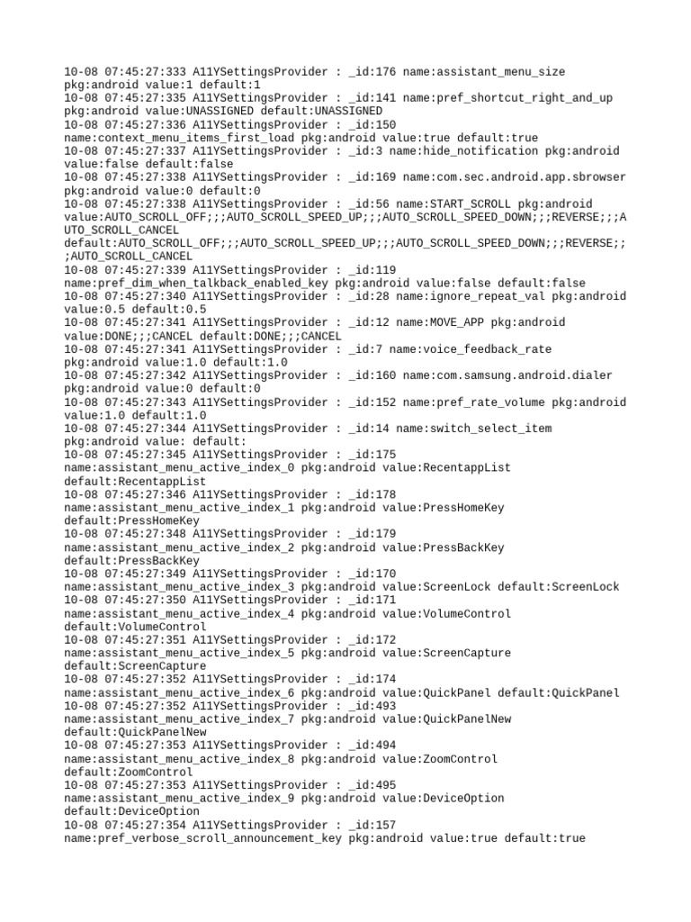 A11yprovider Log | PDF | Computing Platforms | Software