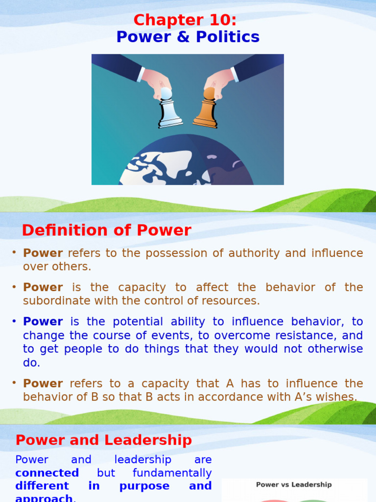 Understanding Power and Politics in Organizations | PDF | Power (Social ...