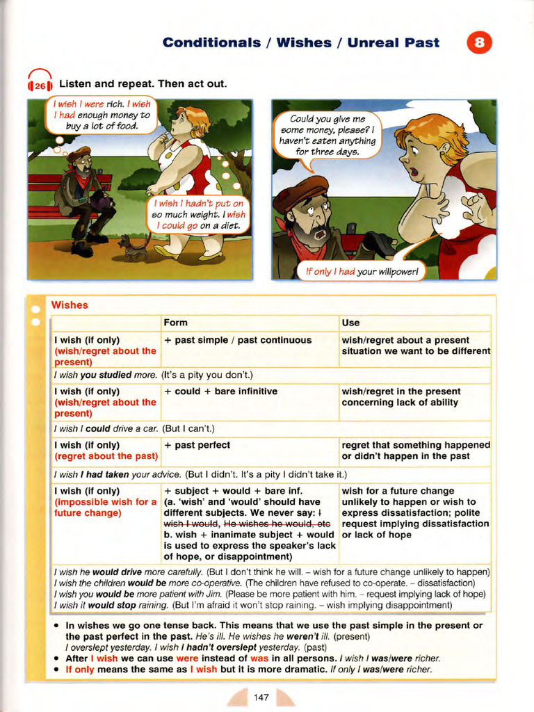 Understanding Conditionals and Wishes | PDF | Linguistics | Grammar