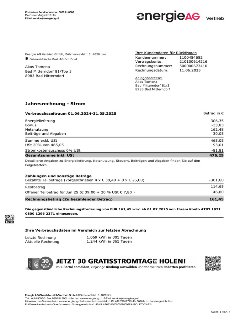 11 Rechnung